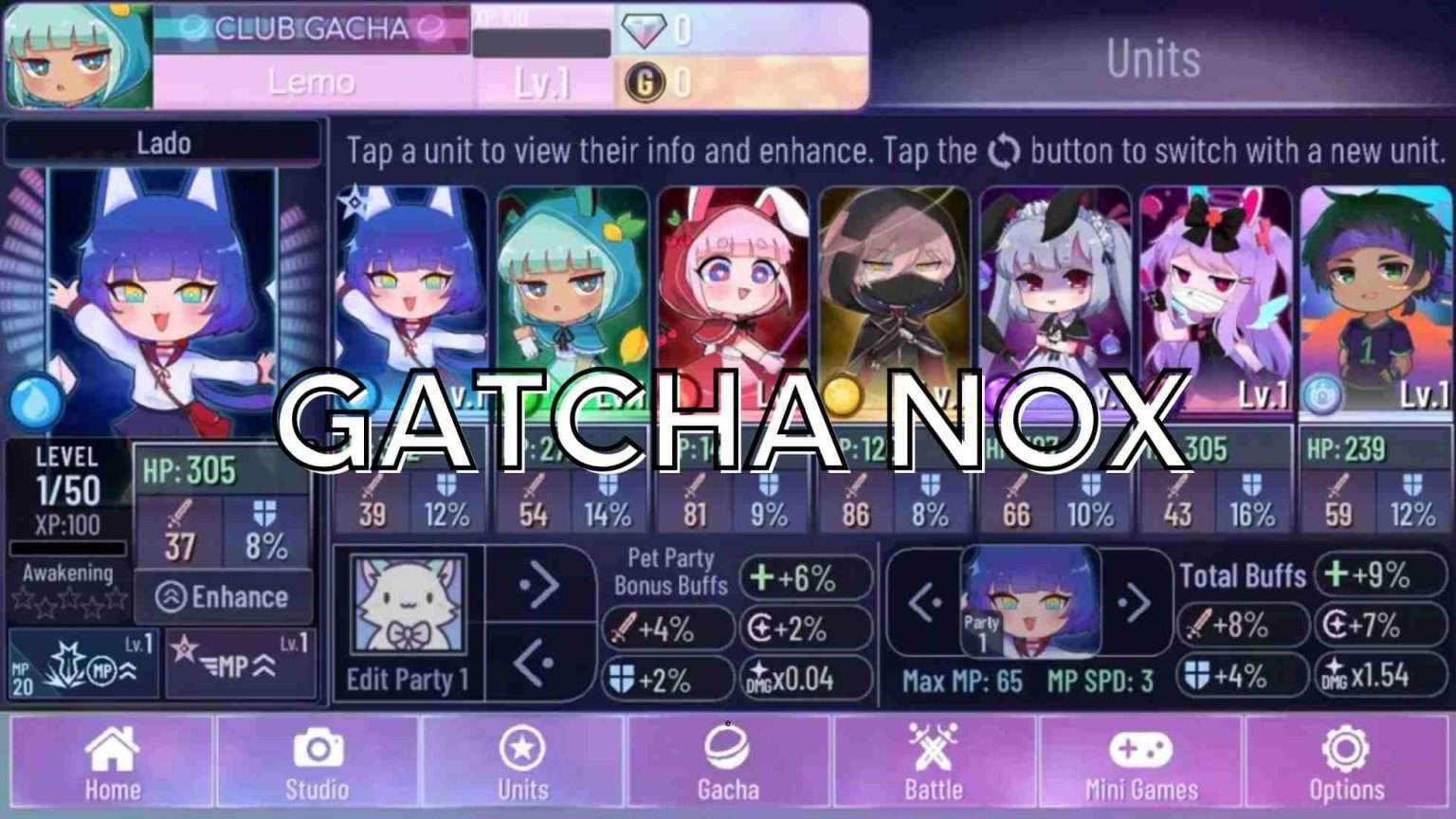 Gacha Nox APK: Berkreasi Bebas dengan Karakter Anime